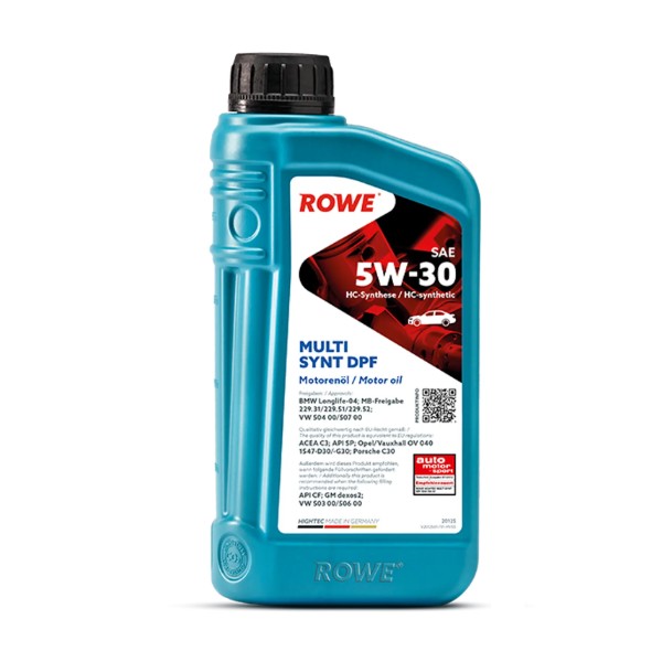 Aceite motor Rowe Hightec Multi Synt DPF 5W-30 (1 lt). - T5Parts.cl ...